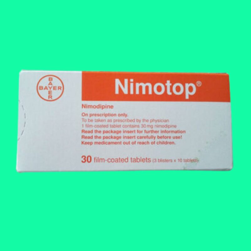 Thuốc Nimotop là thuốc gì? giá bao nhiêu? mua ở đâu? có tác dụng gì?