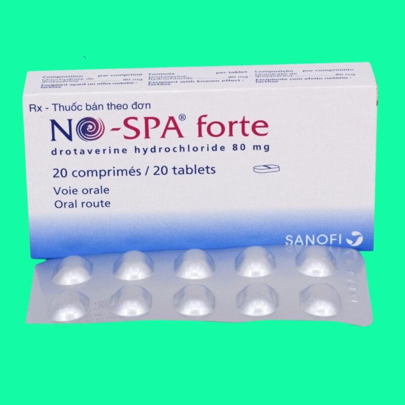 Thuốc No Spa forte là thuốc gì? giá bao nhiêu? mua ở đâu? có tốt không?