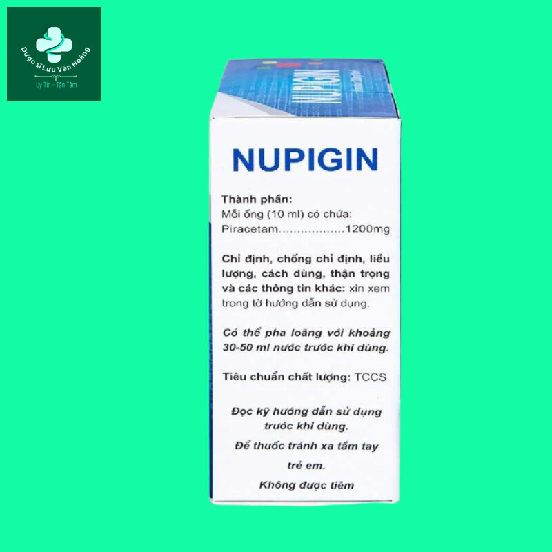 Thuốc Nupigin: Công dụng, liều dùng, lưu ý tác dụng phụ, giá bán
