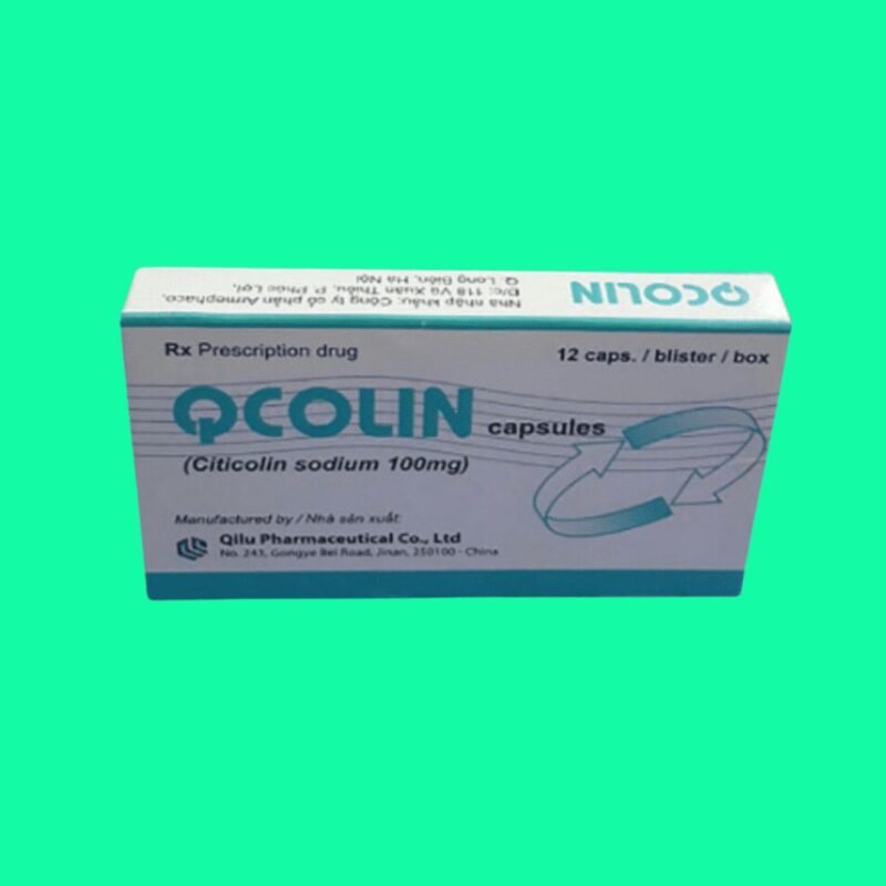 Thuốc Qcolin capsules: Công dụng, liều dùng, lưu ý tác dụng phụ, giá bán