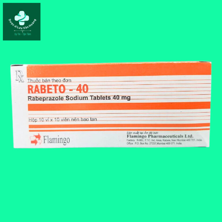 Thuốc Rabeto 40 mg là thuốc gì? giá bao nhiêu? mua ở đâu? có tốt không