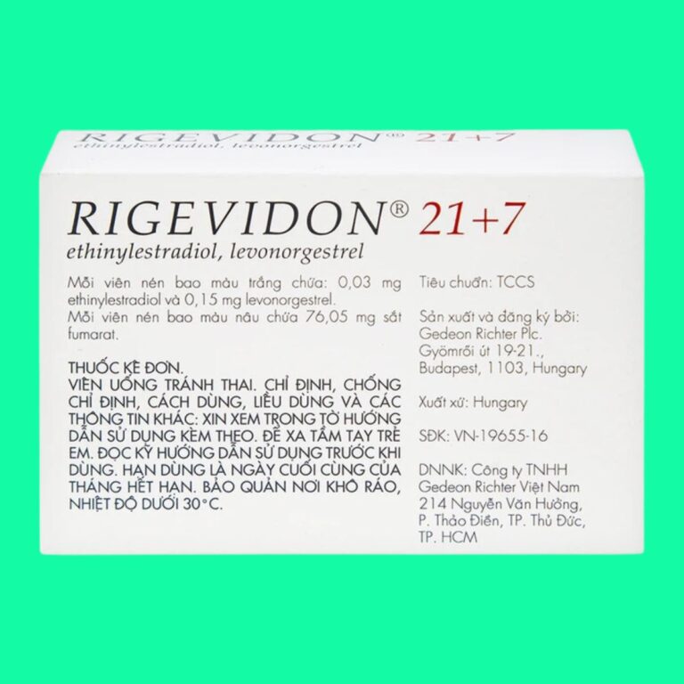 Thuốc Rigevidon 21+7 là thuốc gì? giá bao nhiêu? mua ở đâu?