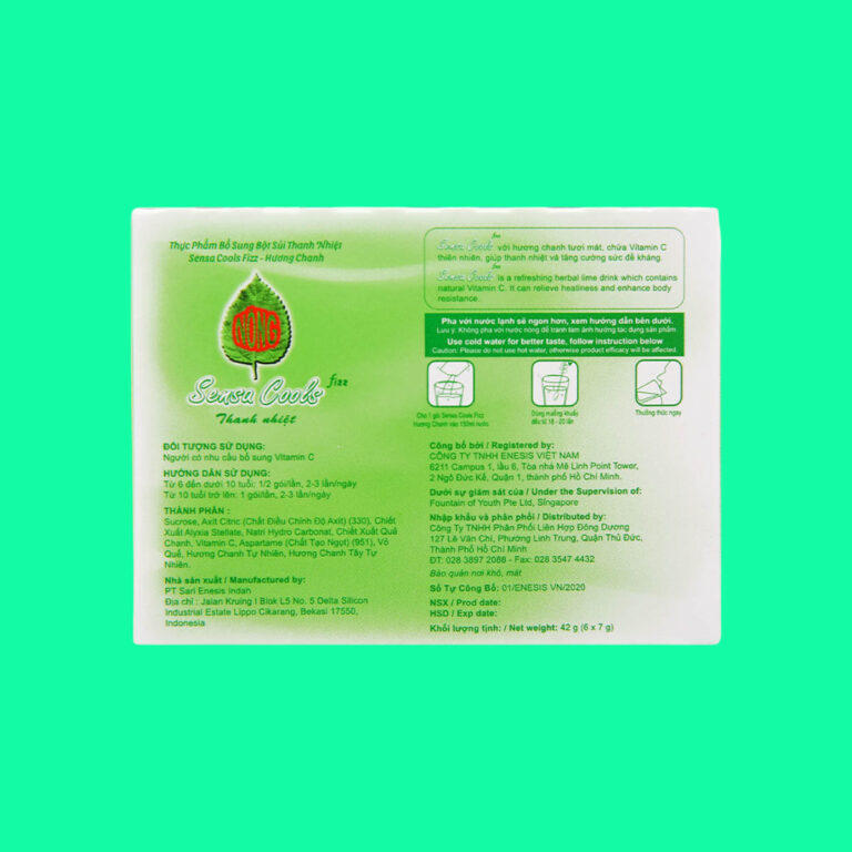 Thuốc Sensa Cool là thuốc gì? giá bao nhiêu? mua ở đâu? có tác dụng gì?