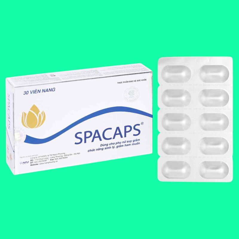 Thuốc Spacaps là thuốc gì? giá bao nhiêu? mua ở đâu? có tác dụng gì?