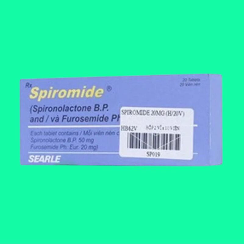 Thuốc Spiromide: Công dụng, liều dùng, lưu ý tác dụng phụ, giá bán