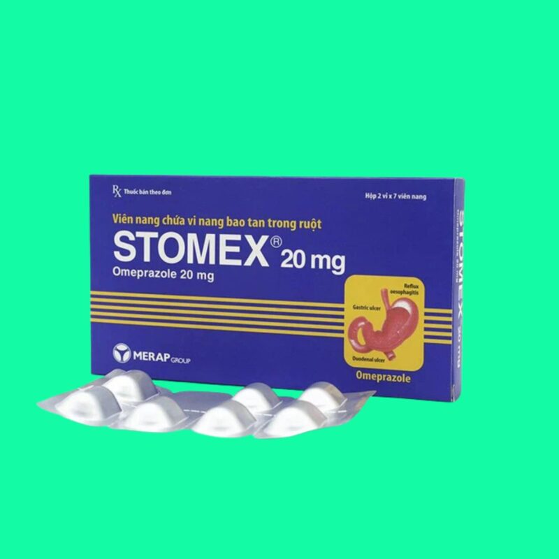 Thuốc Stomex 20mg là thuốc gì? Giá bao nhiêu? Mua ở đâu? Có tác dụng gì?
