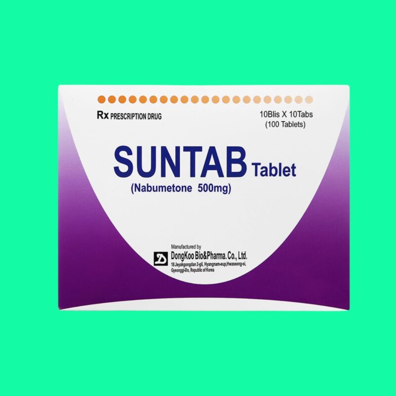 Thuốc Suntab Tablet là thuốc gì? Giá bao nhiêu? Mua ở đâu? Có tác dụng gì?
