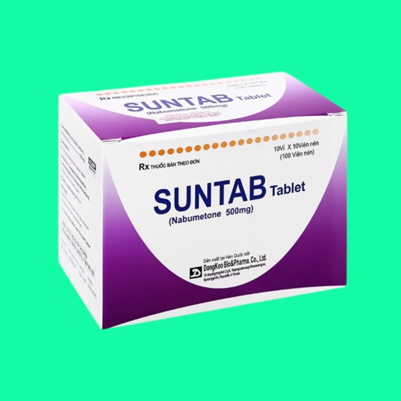 Thuốc Suntab Tablet là thuốc gì? Giá bao nhiêu? Mua ở đâu? Có tác dụng gì?