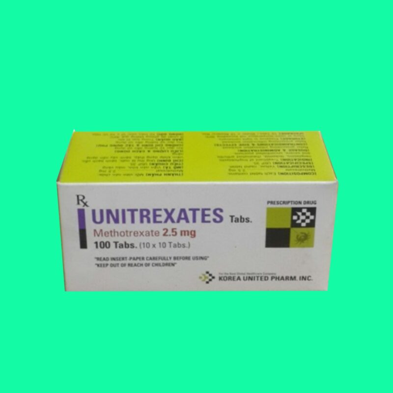 Thuốc Unitrexates viên nén là thuốc gì? giá bao nhiêu? mua ở đâu? có ...