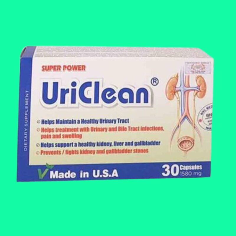 Thuốc UriClean: Công dụng, liều dùng và lưu ý khi sử dụng