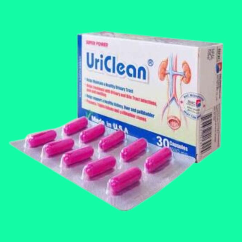 Thuốc UriClean: Công dụng, liều dùng và lưu ý khi sử dụng