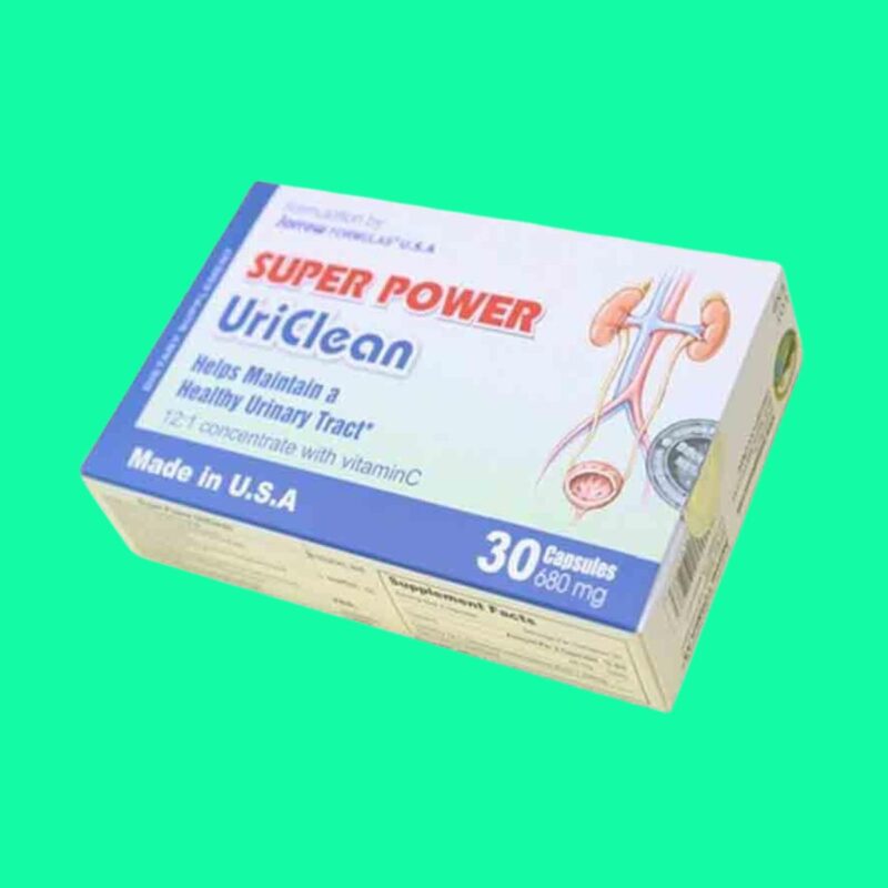 Thuốc UriClean: Công dụng, liều dùng và lưu ý khi sử dụng