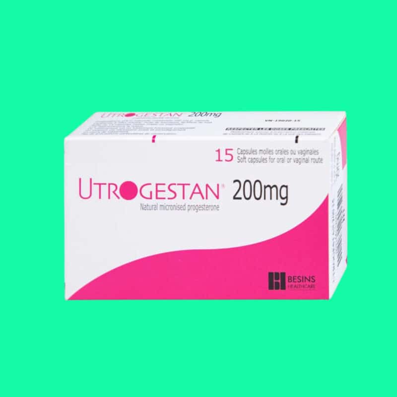Thuốc Utrogestan 200mg: Công dụng, liều dùng, lưu ý tác dụng phụ, giá bán