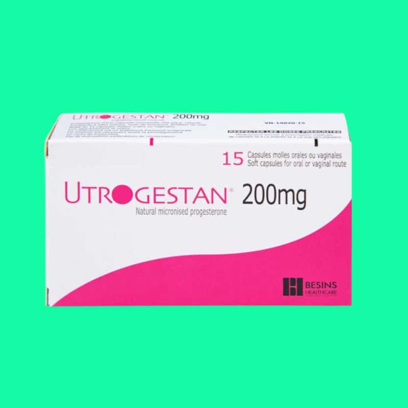 Thuốc Utrogestan 200mg: Công dụng, liều dùng, lưu ý tác dụng phụ, giá bán
