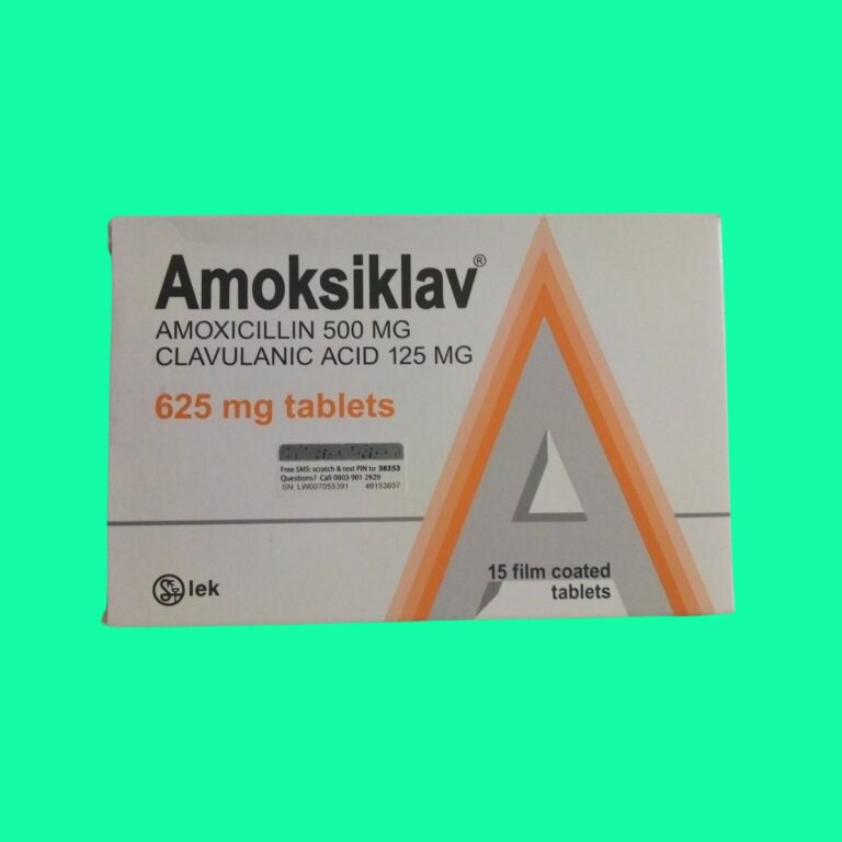 Thuốc Amoksiklav 625mg: Công dụng, liều dùng và lưu ý tác dụng phụ