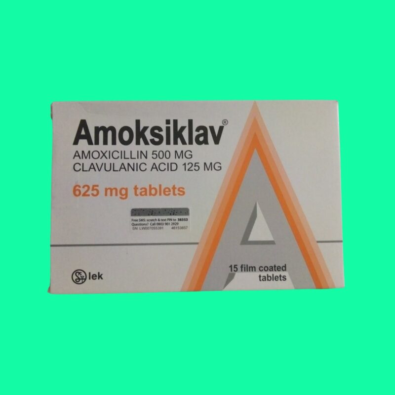 Thuốc Amoksiklav 625mg: Công dụng, liều dùng và lưu ý tác dụng phụ