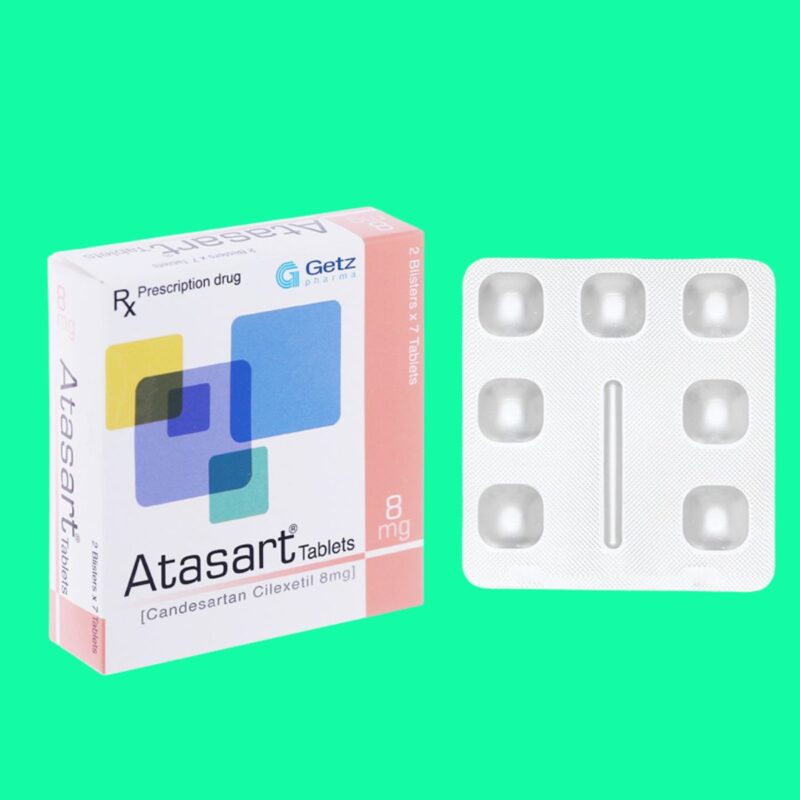 Thuốc Atasart 8mg: Công dụng, liều dùng, lưu ý tác dụng phụ