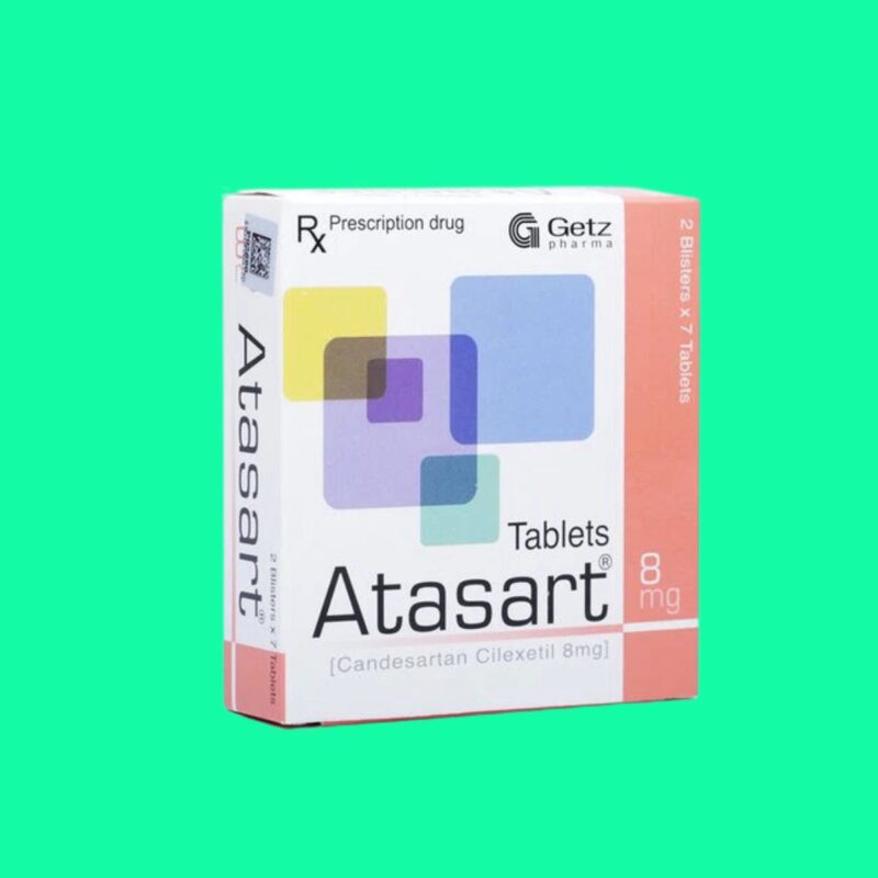Thuốc Atasart 8mg: Công dụng, liều dùng, lưu ý tác dụng phụ