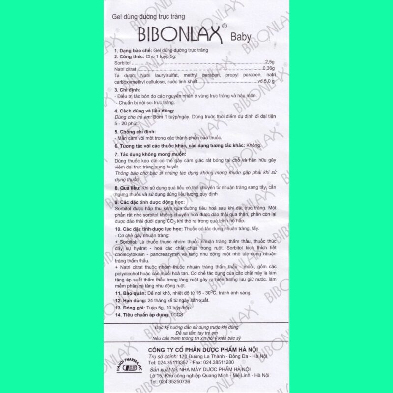 Thuốc Bibonlax : Công dụng, liều dùng, lưu ý tác dụng phụ, giá bán