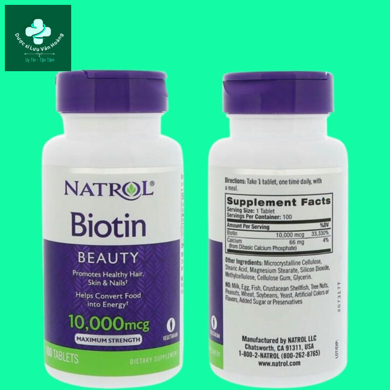 Thuốc Biotin Mỹ là gì? giá bao nhiêu? mua ở đâu? có tác dụng gì?