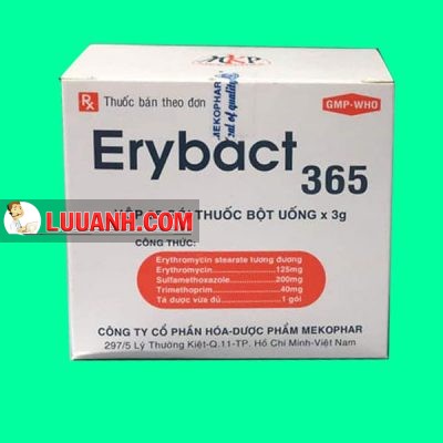 Thuốc Erybact 365: Công dụng, liều dùng, lưu ý tác dụng phụ, giá bán