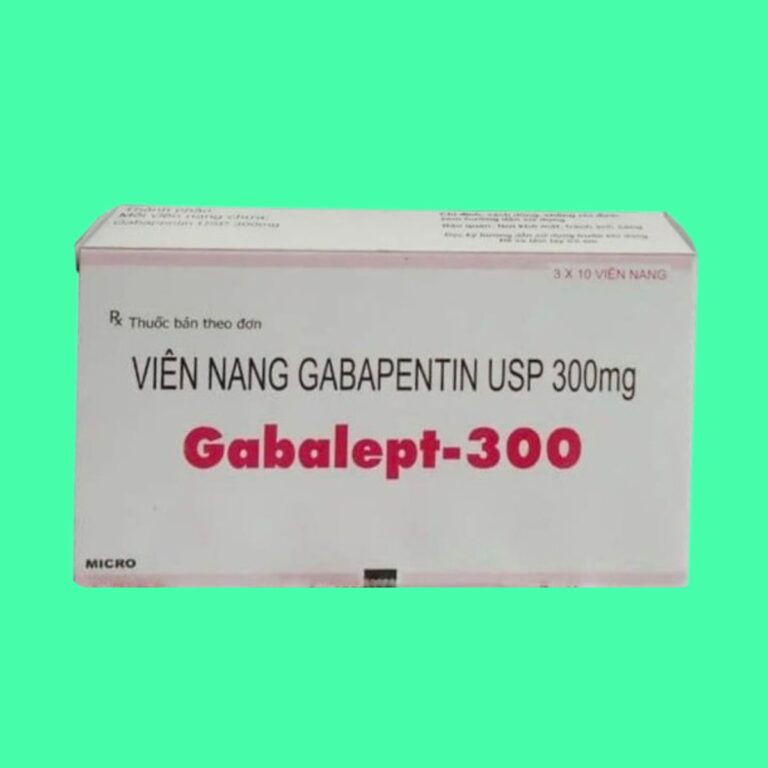 Thuốc Gabalept - 300: Công dụng, liều dùng, lưu ý tác dụng phụ, giá bán