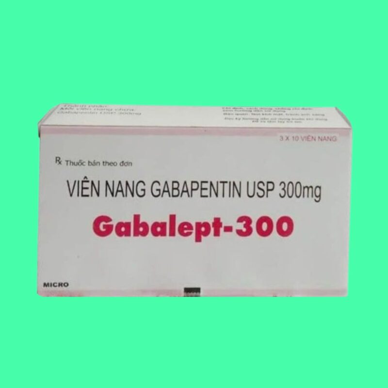 Thuốc Gabalept - 300: Công dụng, liều dùng, lưu ý tác dụng phụ, giá bán