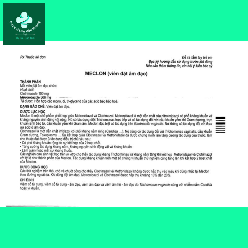 Thuốc Meclon là thuốc gì? giá bao nhiêu? mua ở đâu? có tác dụng gì?