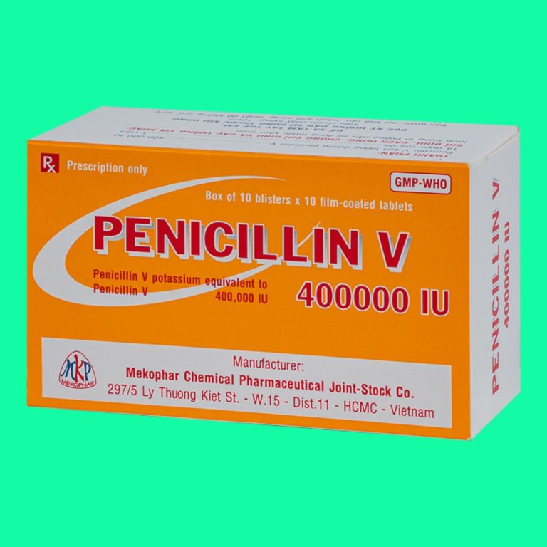 Thuốc Penicillin V: Công dụng, liều dùng, lưu ý tác dụng phụ, giá bán