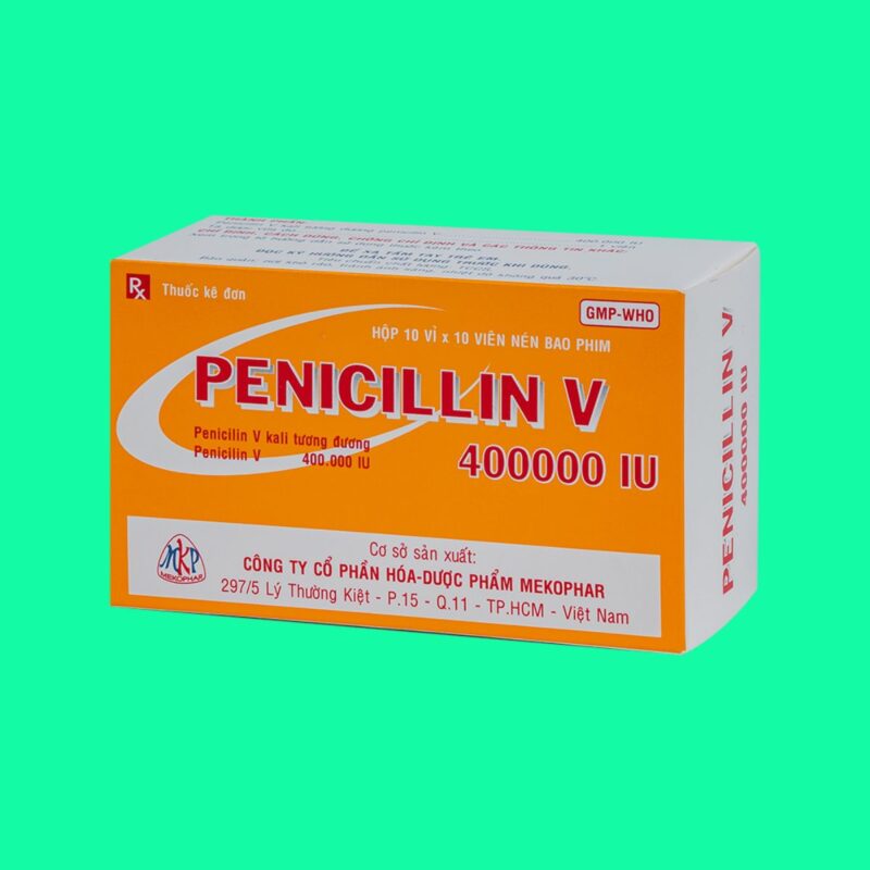 Thuốc Penicillin V: Công dụng, liều dùng, lưu ý tác dụng phụ, giá bán