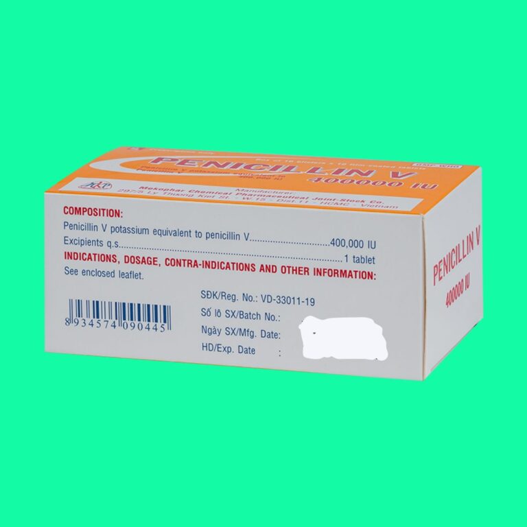 Thuốc Penicillin V: Công dụng, liều dùng, lưu ý tác dụng phụ, giá bán