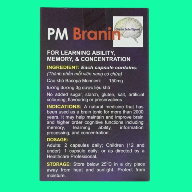 Thuốc PM Branin là thuốc gì? giá bao nhiêu? mua ở đâu? có tác dụng gì?