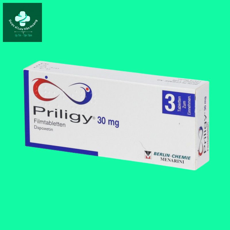 Thuốc Priligy 30mg (h/3v) là thuốc gì? giá bao nhiêu? mua ở đâu?