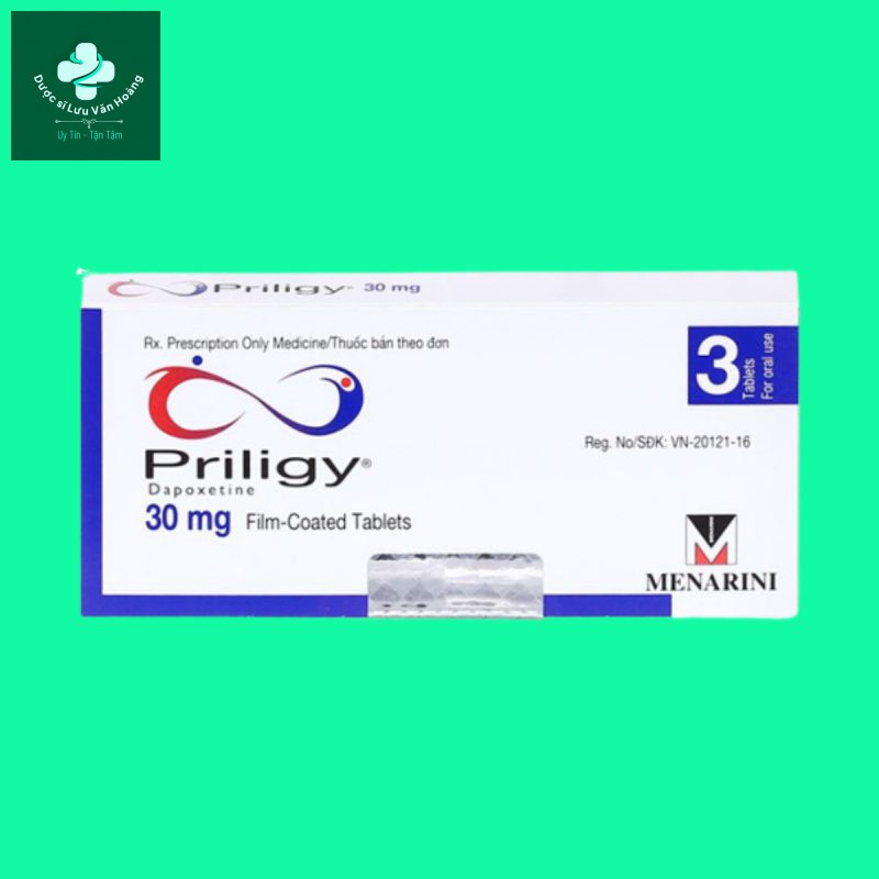 Thuốc Priligy 30mg (h/3v) là thuốc gì? giá bao nhiêu? mua ở đâu?