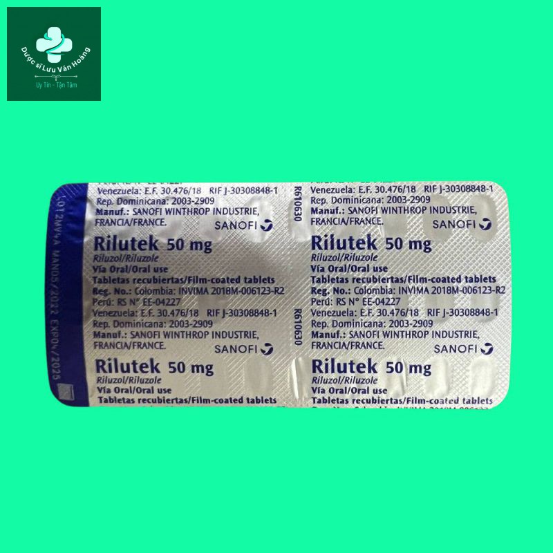 Thuốc Rilutek là thuốc gì? giá bao nhiêu? mua ở đâu? có tác dụng gì?