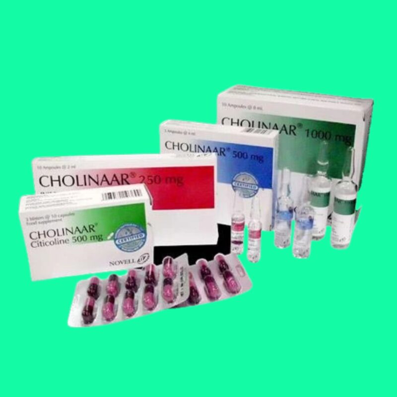 Thuốc Cholinaar: Công dụng, liều dùng, lưu ý tác dụng phụ và giá bán