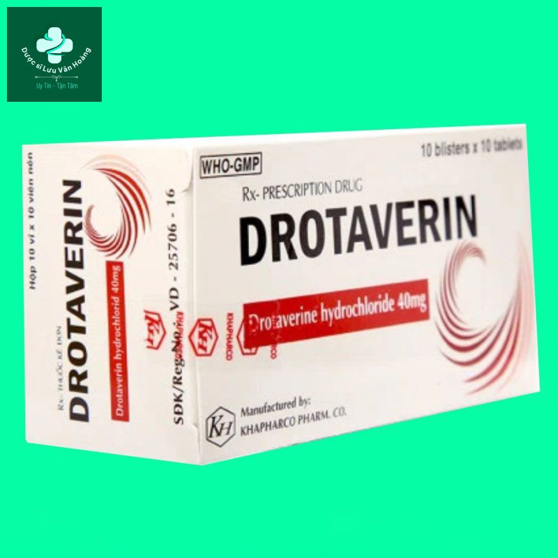 Thuốc Drotaverin Khapharco có tác dụng gì, mua ở đâu, giá bao nhiêu?