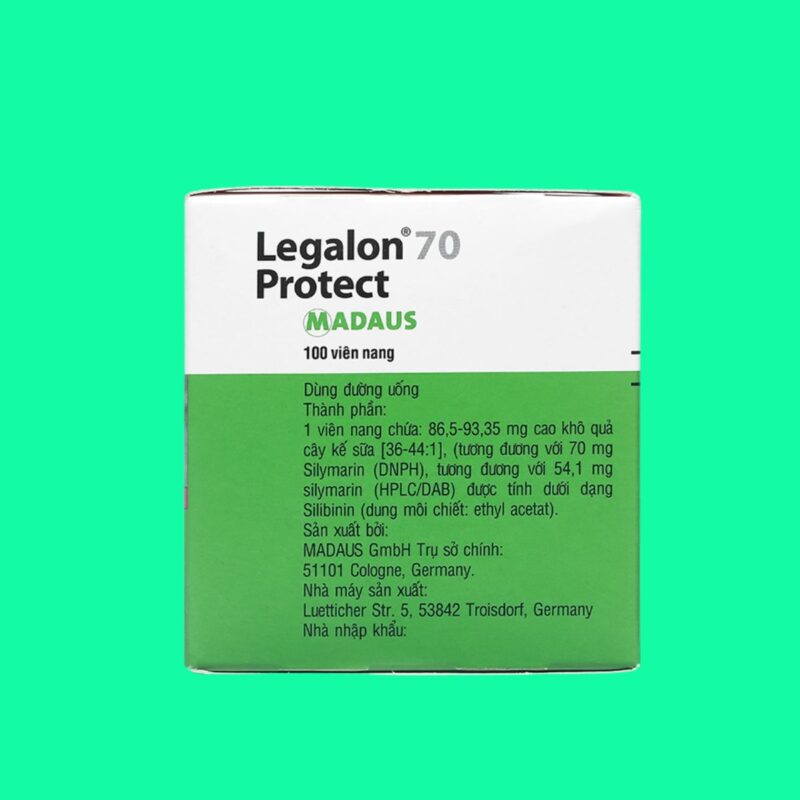 Thuốc Legalon 70 Protect Madaus: Công dụng, liều dùng, giá bán