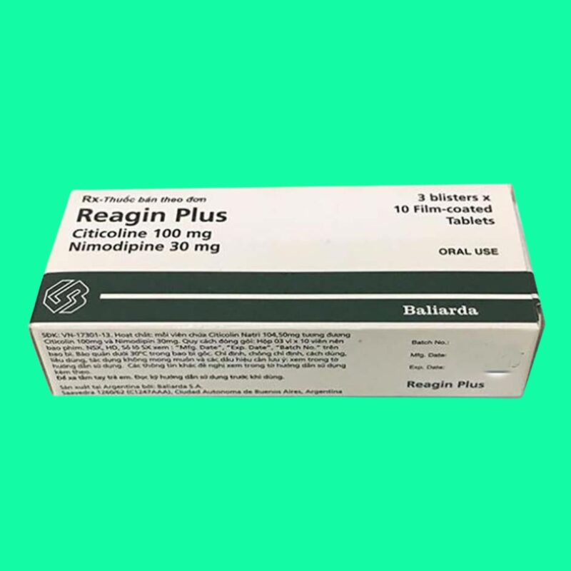 Thuốc Reagin Plus: Công dụng, liều dùng, lưu ý tác dụng phụ, giá bán