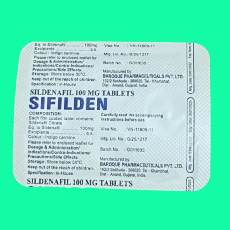 Thuốc Sifilden là thuốc gì? giá bao nhiêu? mua ở đâu? có tác dụng gì?