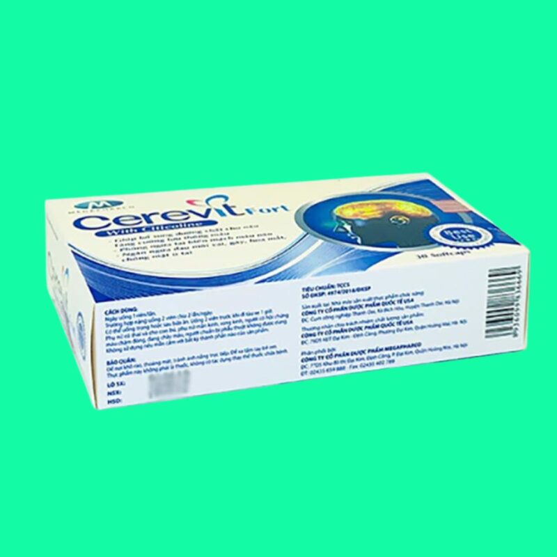 Cerevit Fort: Công dụng, liều dùng, lưu ý tác dụng phụ, giá bán