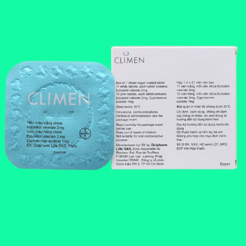 Thuốc Climen là thuốc gì? giá bao nhiêu? mua ở đâu? có tác dụng gì?