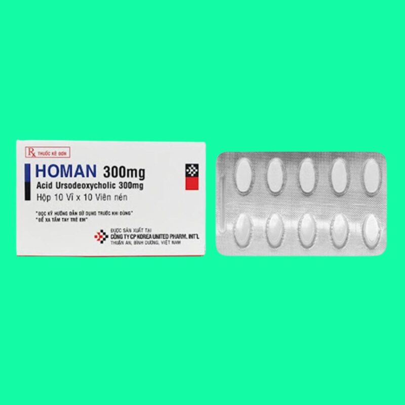 Thuốc Homan 300mg là thuốc gì? giá bao nhiêu? mua ở đâu? có tốt không