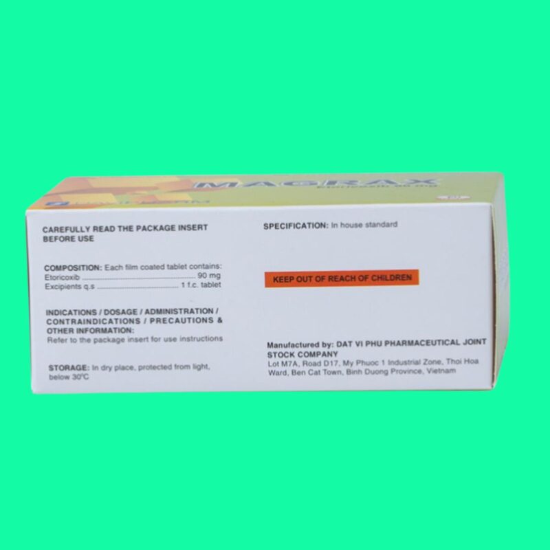 Thuốc Magrax là thuốc gì? giá bao nhiêu? mua ở đâu? có tác dụng gì?