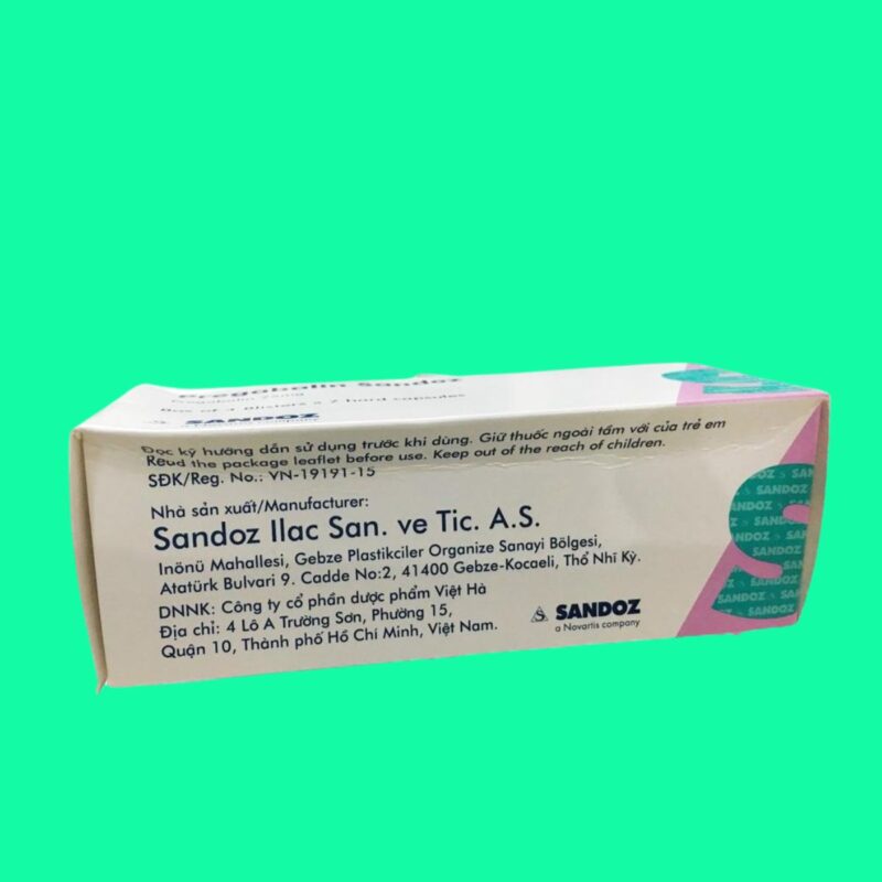 Thuốc Pregabalin Sandoz: Công dụng, liều dùng, lưu ý tác dụng phụ
