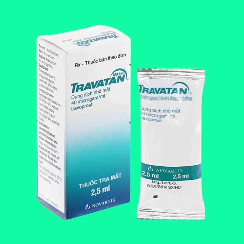 Thuốc nhỏ mắt travatan là gì? giá bao nhiêu? mua ở đâu? có tốt không?