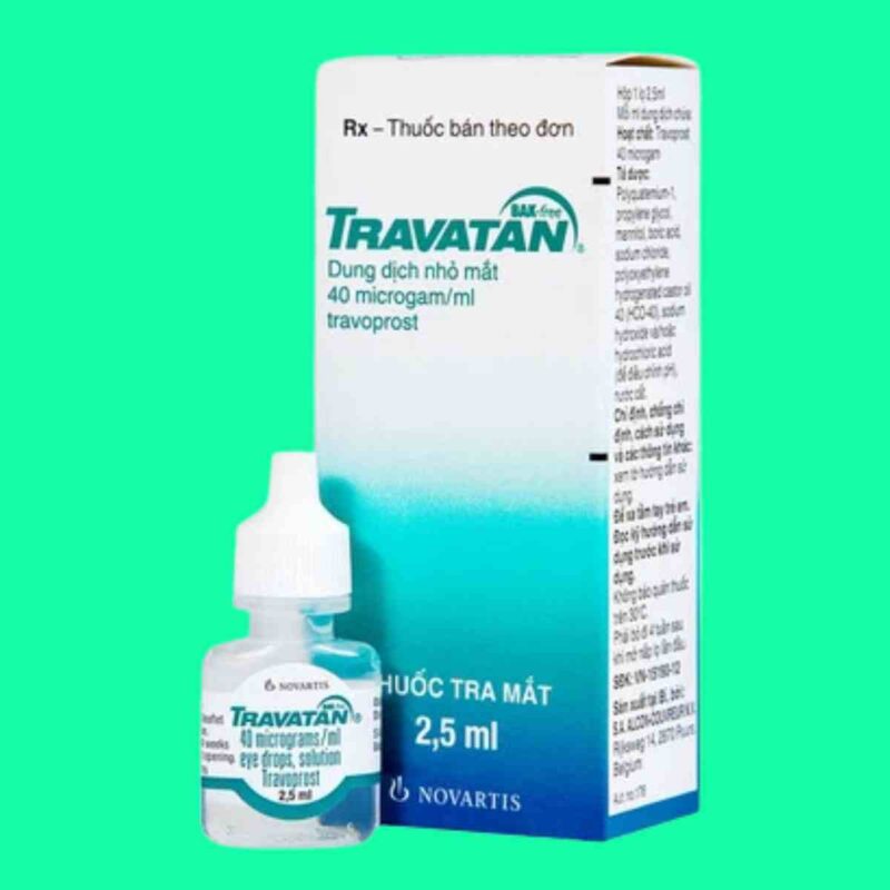 Thuốc nhỏ mắt travatan là gì? giá bao nhiêu? mua ở đâu? có tốt không?