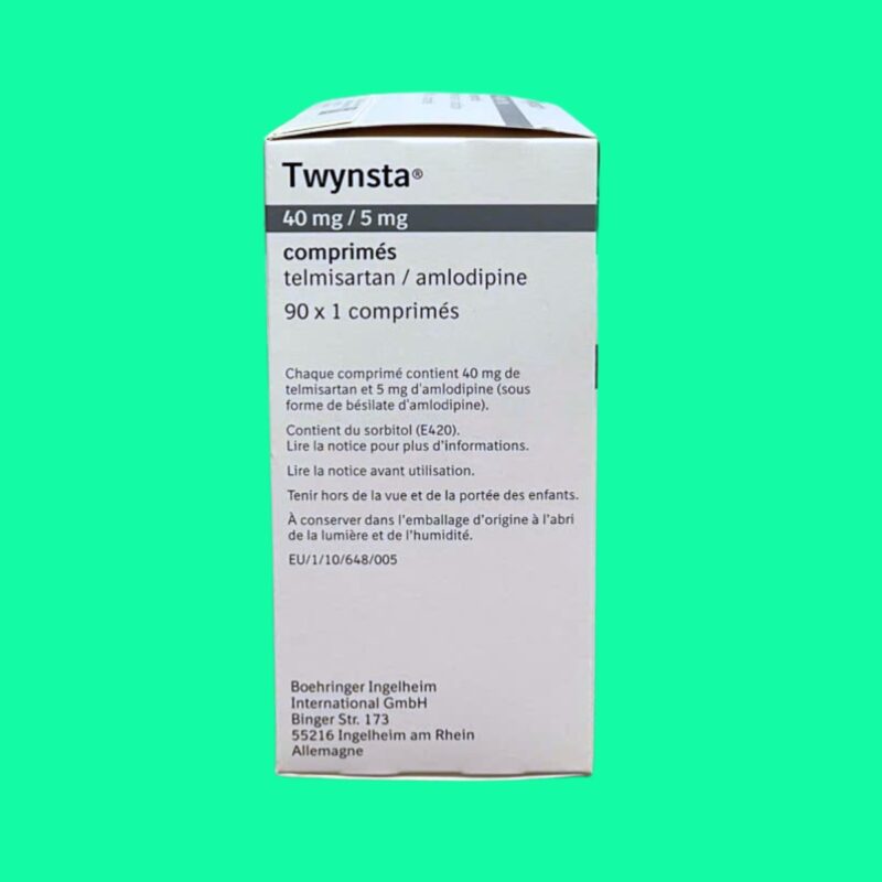 Thuốc Twynsta 40mg/5mg là thuốc gì? giá bao nhiêu? mua ở đâu? có tác ...