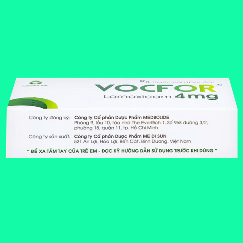 Thuốc Vocfor là thuốc gì? giá bao nhiêu? mua ở đâu? có tác dụng gì?
