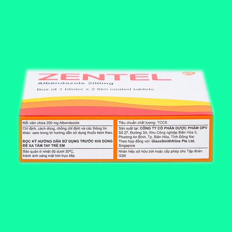Thuốc Zentel 200mg là thuốc gì? giá bao nhiêu? mua ở đâu? có tốt không